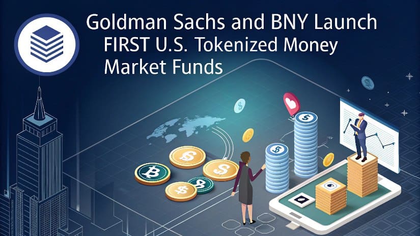 Goldman Sachs and BNY Launch First U.S. Tokenized Money Market Funds - Brave New Coin