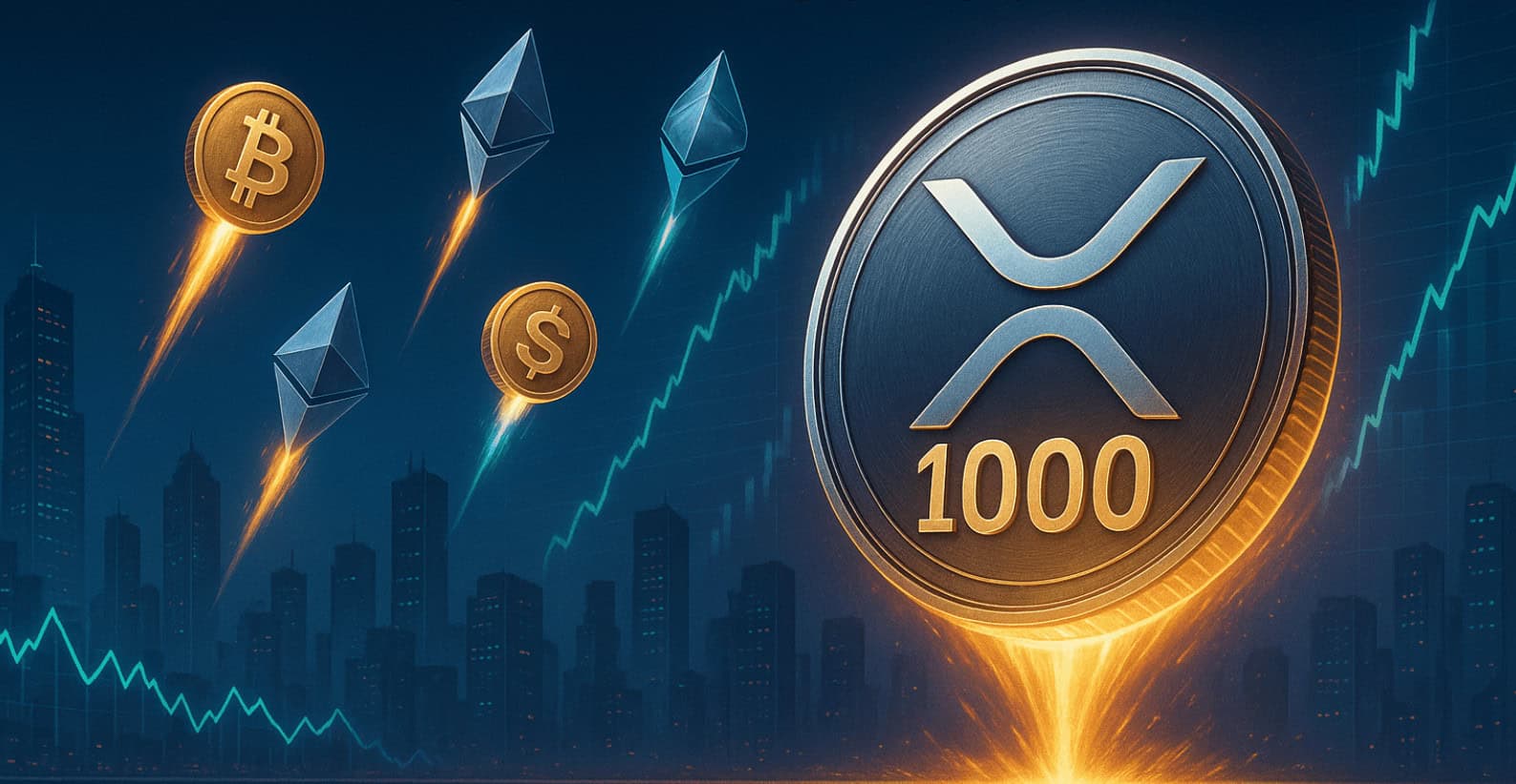 Next 1000x Cryptos to Watch as XRP Predicted to Capture SWIFT's Quadrillion Market